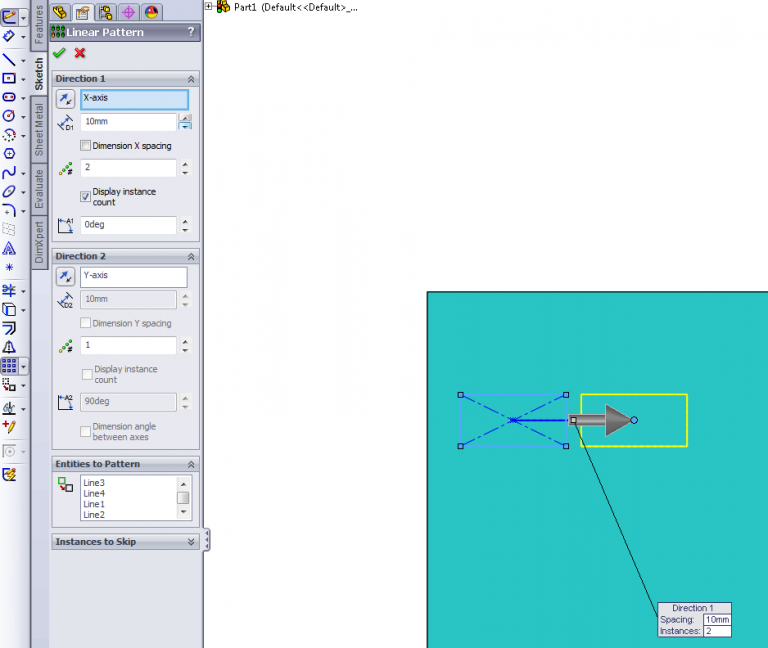 All you need to know about linear patterns - Peter CAD