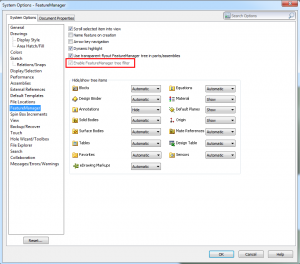 Searching within the feature tree - Peter CAD